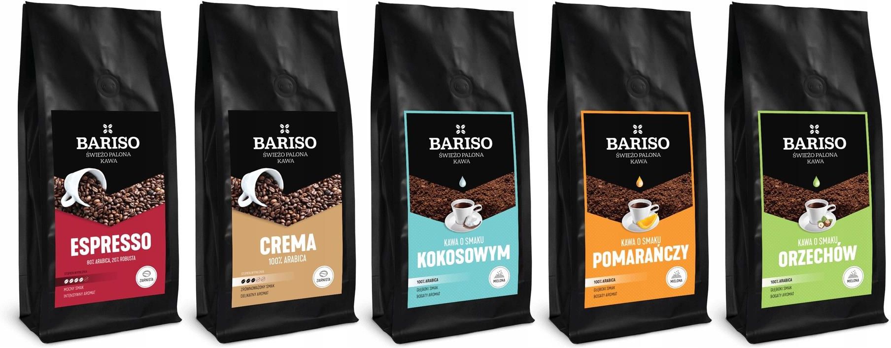 Kawa Bariso Creme Mieszana Kawa Ziarnista 200g - Ceny i opinie - Ceneo.pl