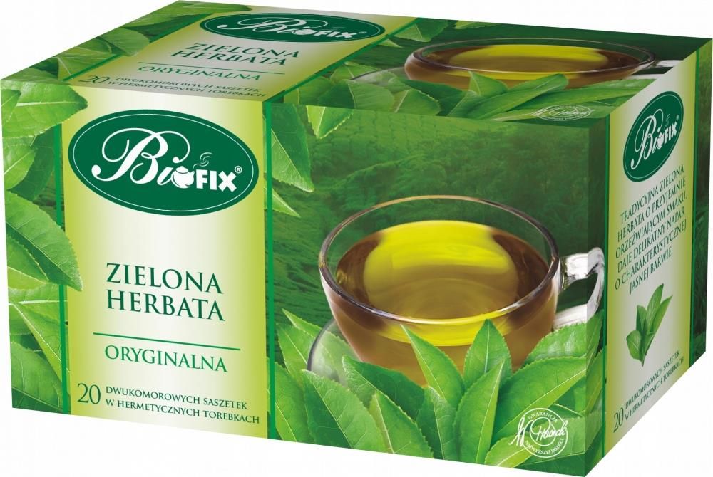 Herbata Bifix Herbata Zielona Biofix Oryginalna 20 Tb x3 - Ceny i ...