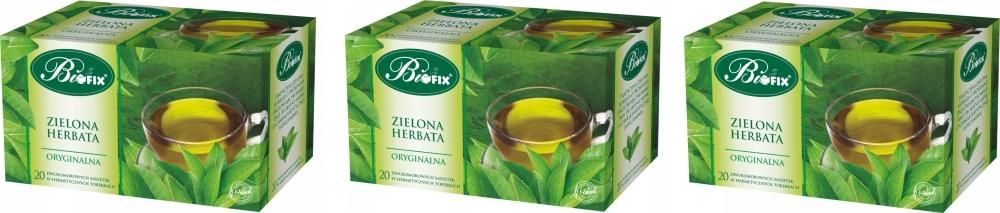 Herbata Bifix Herbata Zielona Biofix Oryginalna 20 Tb x3 - Ceny i ...