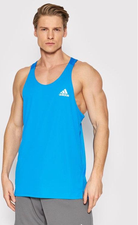 Adidas Koszulka Techniczna Own The Run Hb7457 Niebieski Regular Fit ...