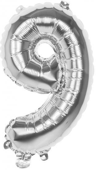 Balon Foliowy Numer 9 Srebrny 36 Cm - Ceny i opinie - Ceneo.pl