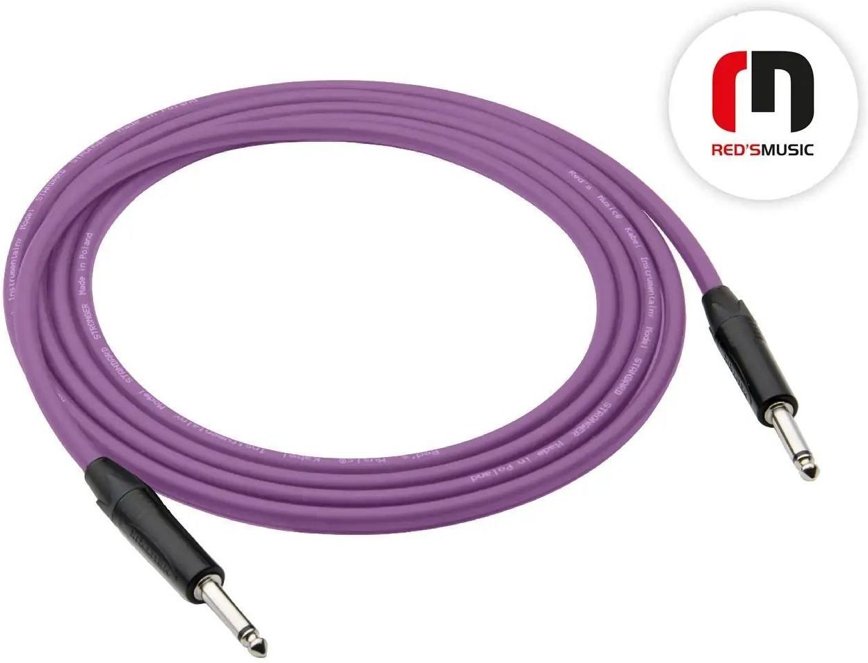 Red's Music GCSN STRONGER NEUTRIK 2.0m , Kabel instrumentalny Jack mono ...