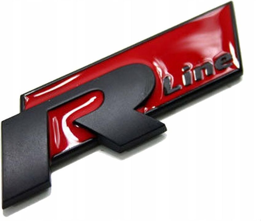 Pokrowiec samochodowy VOLKSWAGEN VW RLINE R LINE LOGO EMBLEMAT ZNACZEK ...