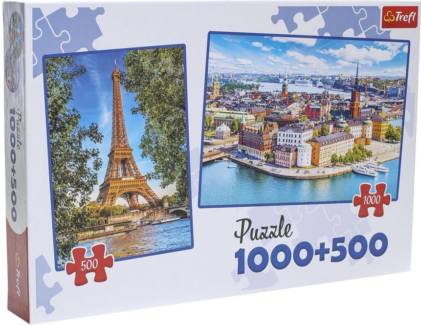 Pepco Puzzle 1000 + 500 Elementów 32733001 - Ceny i opinie - Ceneo.pl
