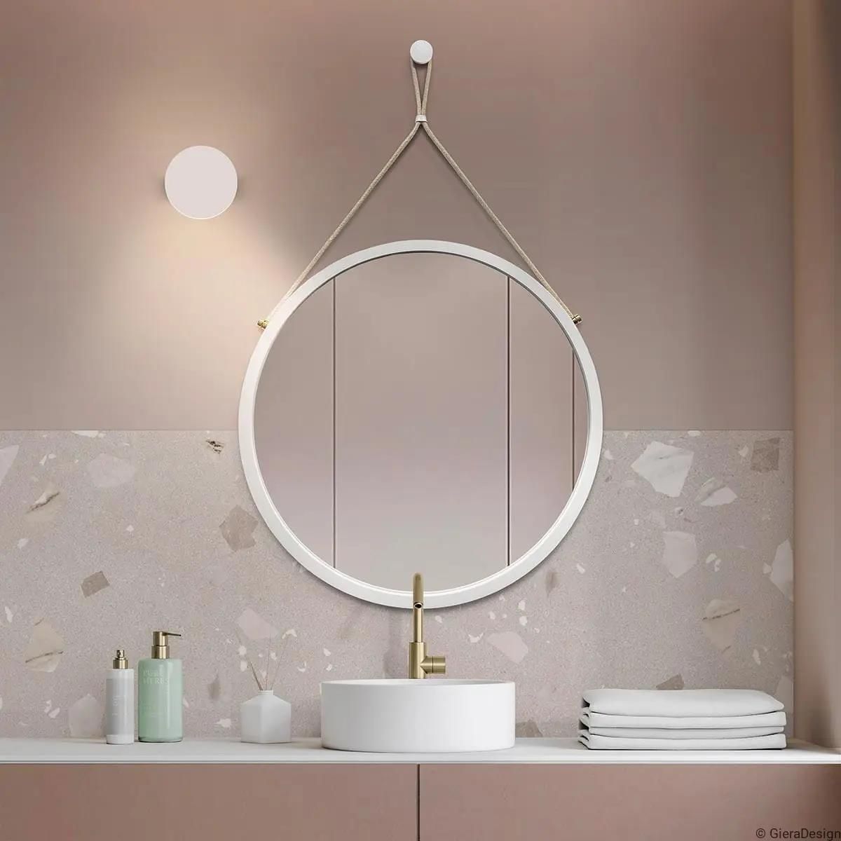 Gieradesign Lustro Scandi Power Cream Wiszące Białe 70Cm Scp Cr W 70 ...