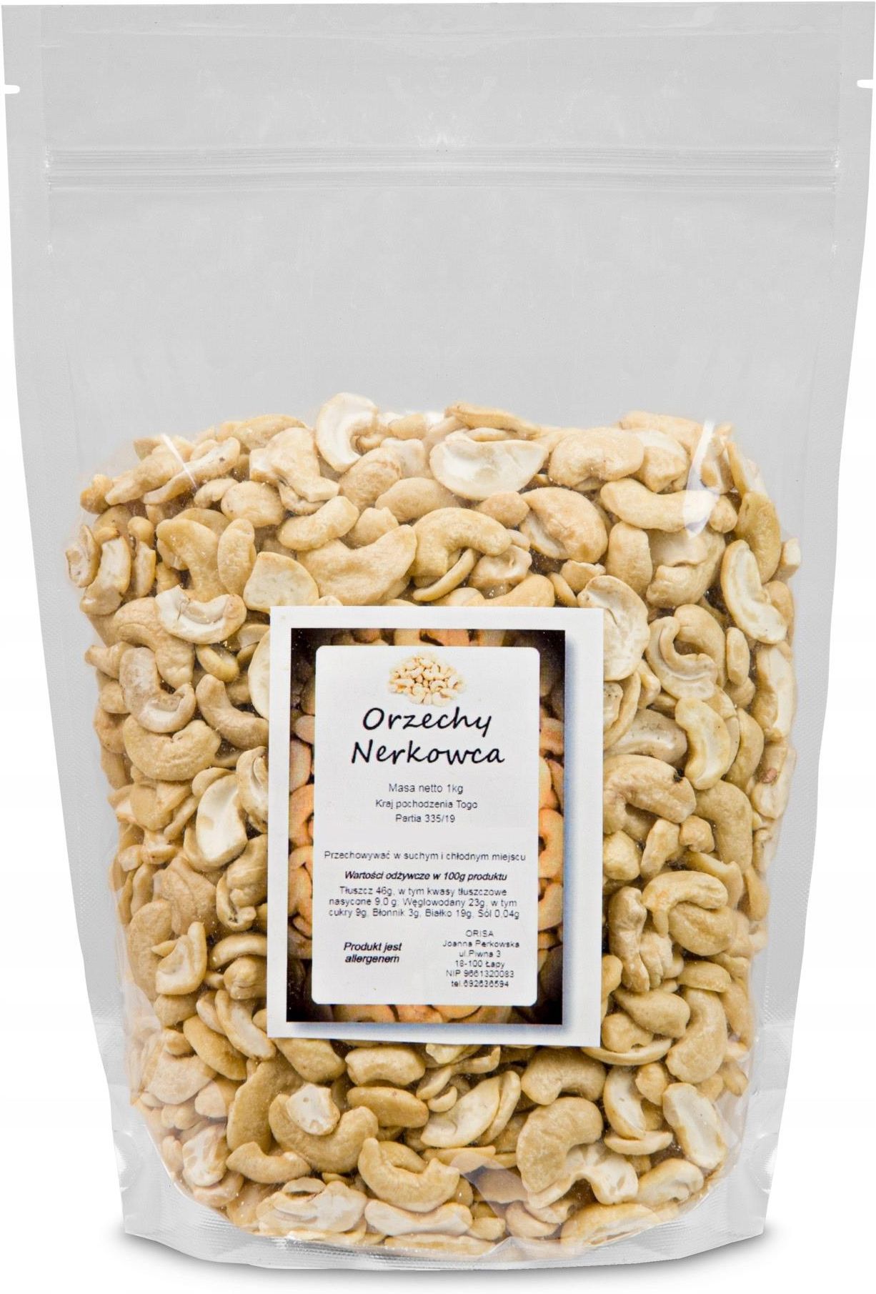 Orisa Orzechy Nerkowca 1kg Świeże Naturalne - Ceny i opinie - Ceneo.pl