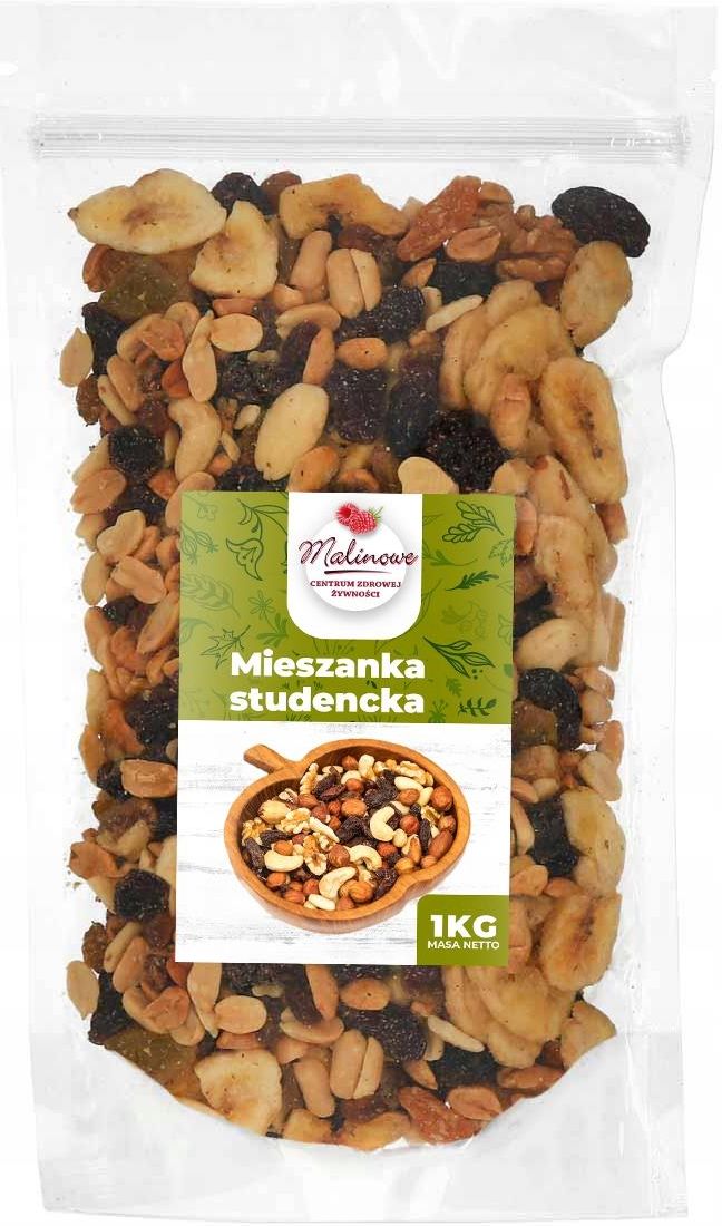 Malinowe Mieszanka Studencka 1kg Orzechy Bakalie - Ceny i opinie - Ceneo.pl