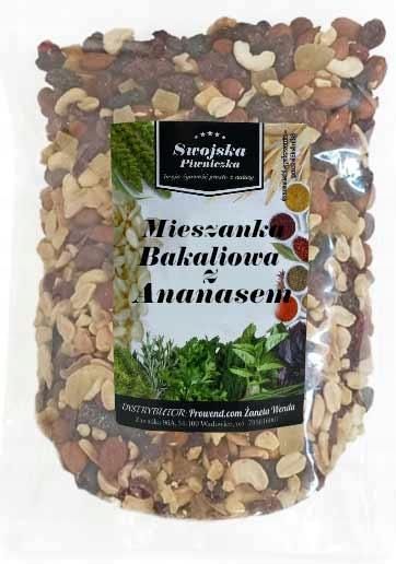 Swojska Piwniczka Mieszanka Bakaliowa Z Ananasem 1kg Swojska Piwni - Ceny i opinie - Ceneo.pl