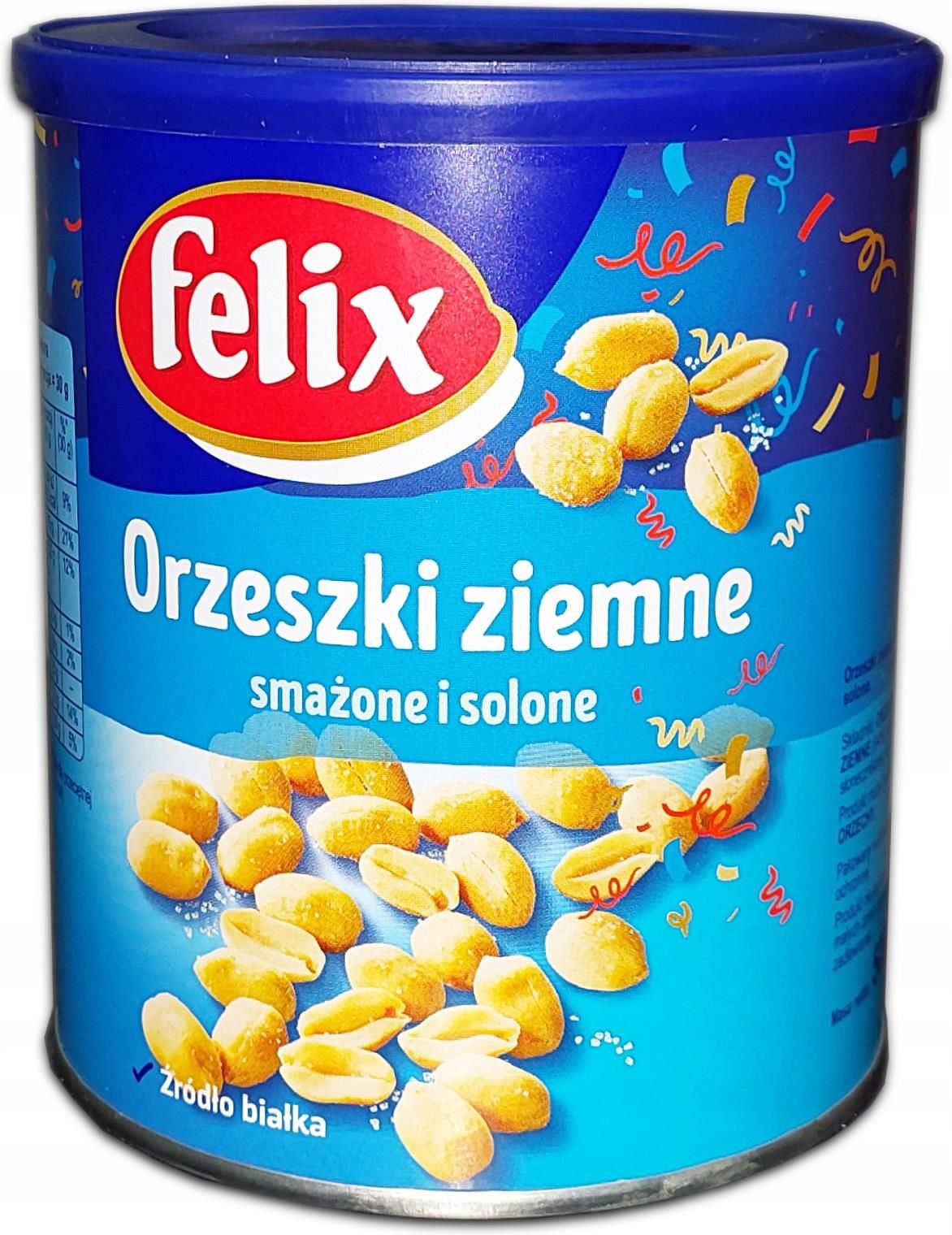 Felix Orzeszki Ziemne Solone 500g Duża Puszka - Ceny i opinie - Ceneo.pl