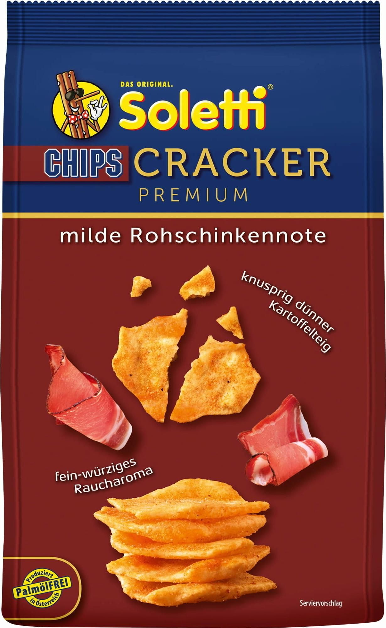 Soletti Chips Krakersy Z Surową Szynką - Ceny i opinie - Ceneo.pl