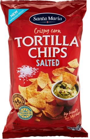 Santa Maria Tortilla Chips Salt Chipsy Solone 185g - Ceny i opinie ...