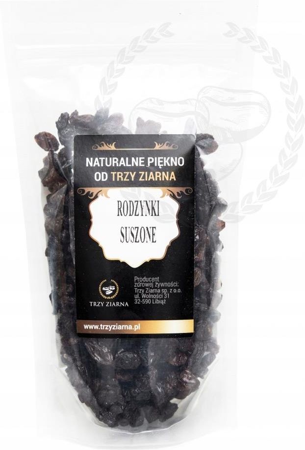 Trzy Ziarna Rodzynki Rodzynki Suszone 1000g - Ceny i opinie - Ceneo.pl