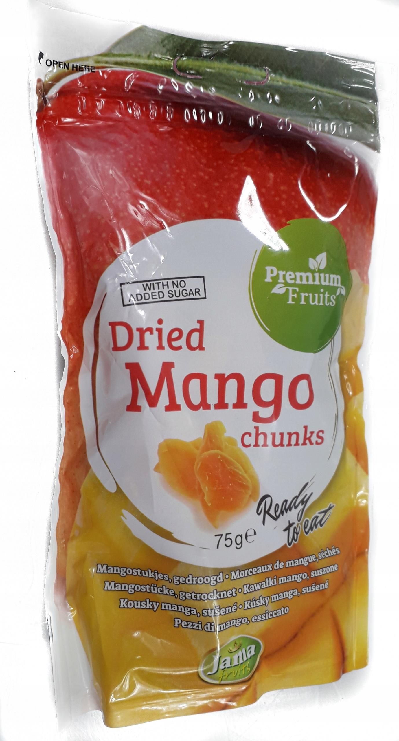 Jama Fruits Mango Suszone Kawałki Jama Frutis 75 G - Ceny i opinie ...