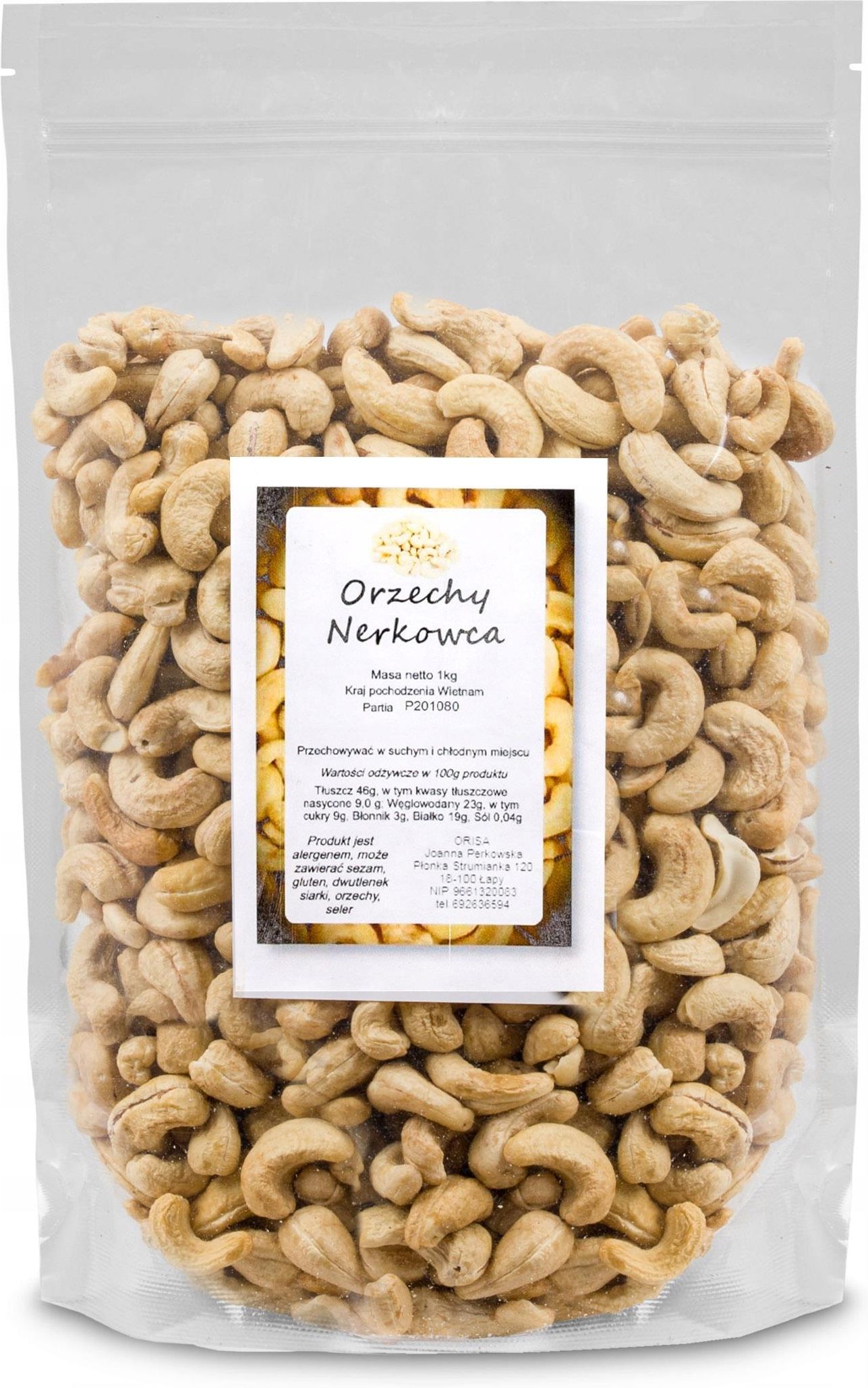 Orisa Orzechy Nerkowca 1kg Całe Łuskane Świeże Naturalne - Ceny i opinie - Ceneo.pl