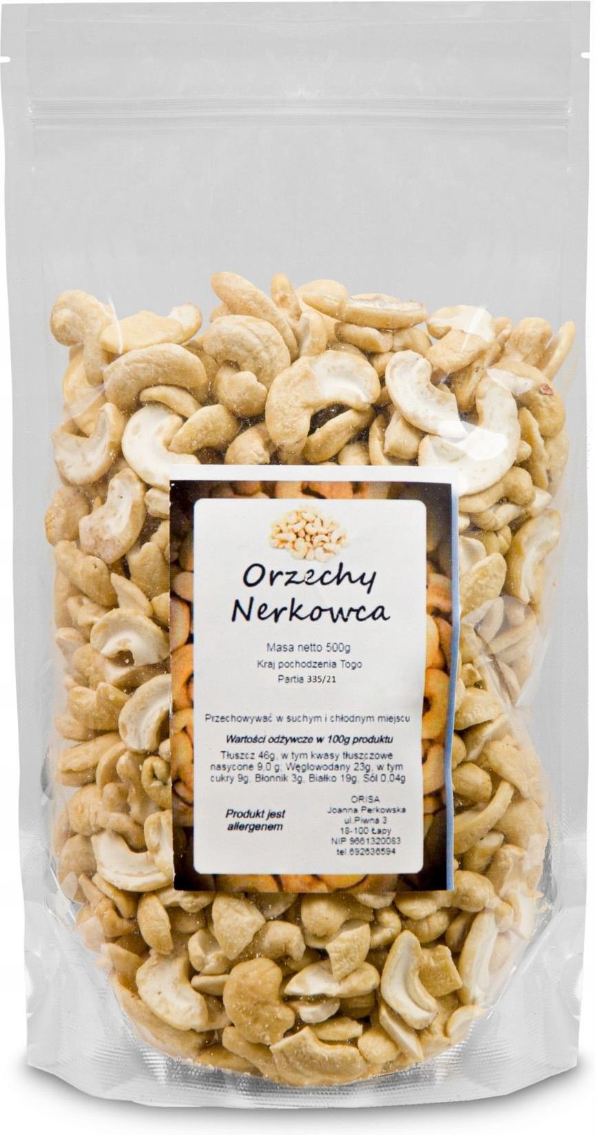 Orisa Orzechy Nerkowca 500g Świeże Naturalne - Ceny i opinie - Ceneo.pl