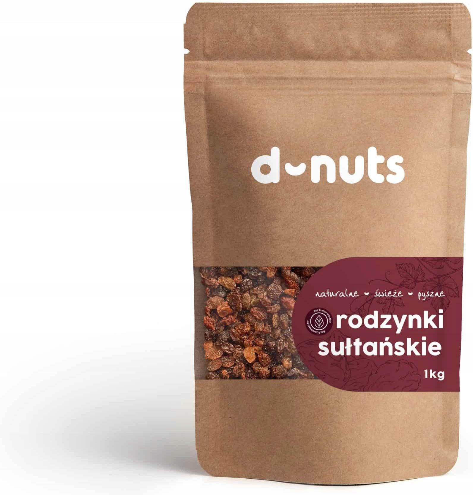 D-nuts dnuts Rodzynki Sułtańskie 1 kg - Ceny i opinie - Ceneo.pl