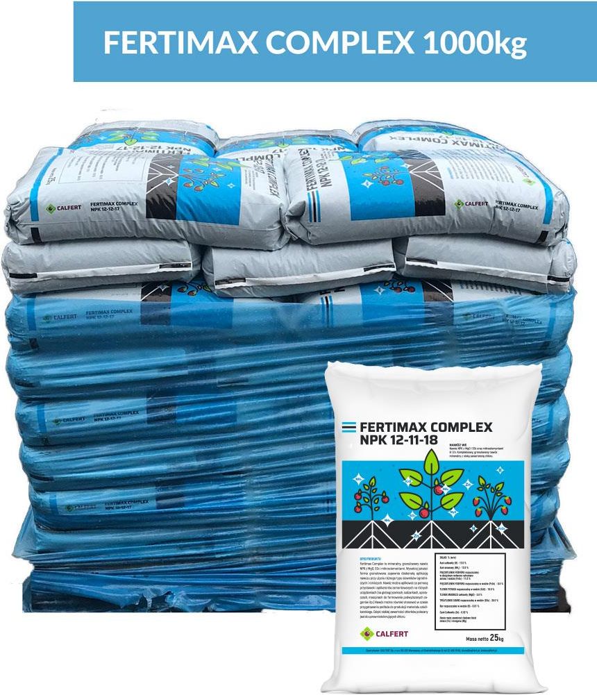 Nawóz Fertimax Npk 12:11:18 +Mikro 1000Kg Paleta Worki 25Kg - Ceny i ...