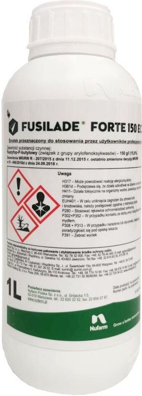 Fusilade Forte 150 Ec 1L Syngenta - Ceny i opinie - Ceneo.pl