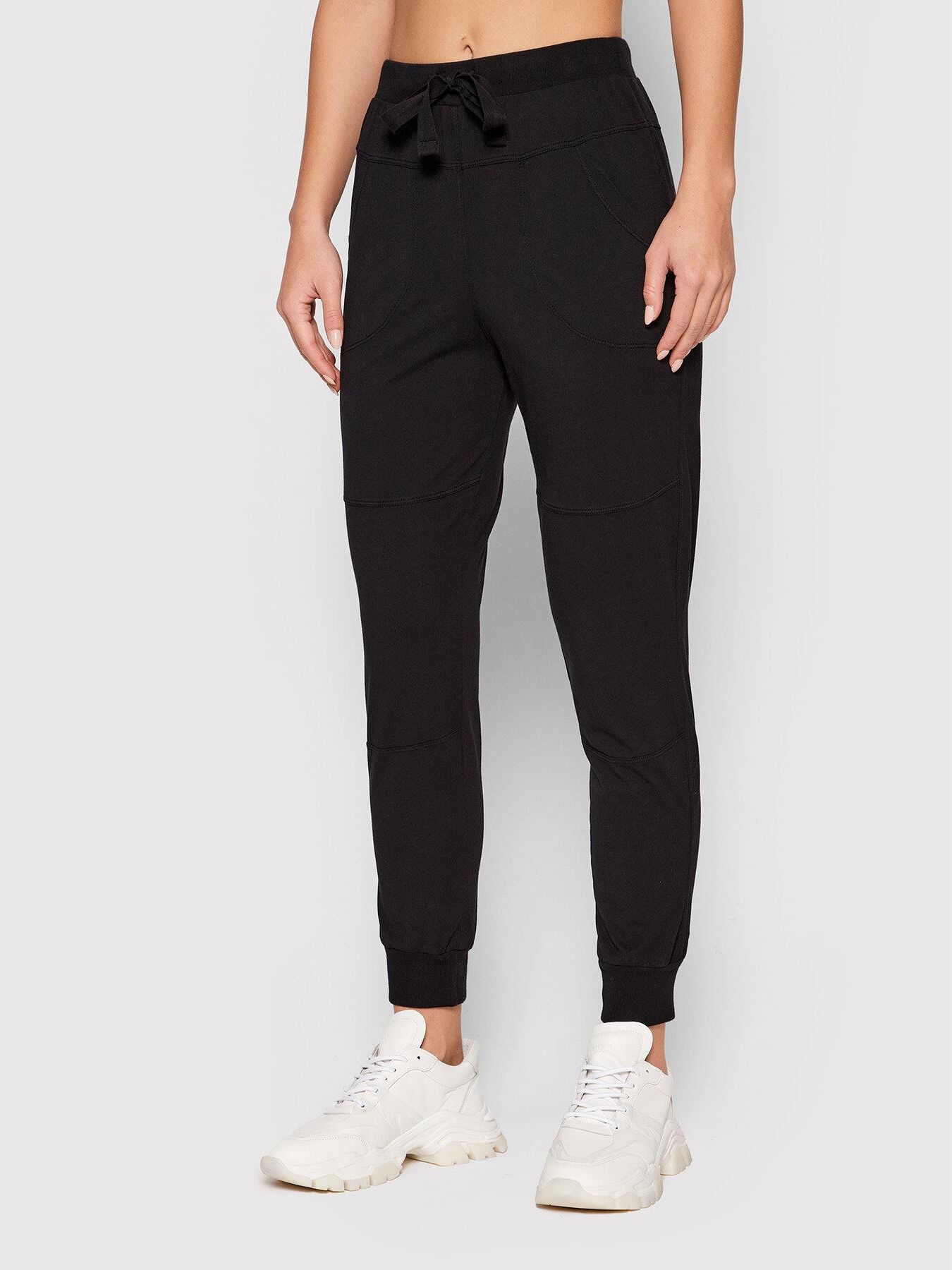 Deha Spodnie dresowe A00247 Czarny Regular Fit - Ceny i opinie - Ceneo.pl