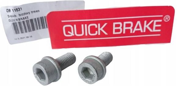 Zestaw naprawczy układu hamulcowego Śruba Mocująca Zacisk Quick Brake ...