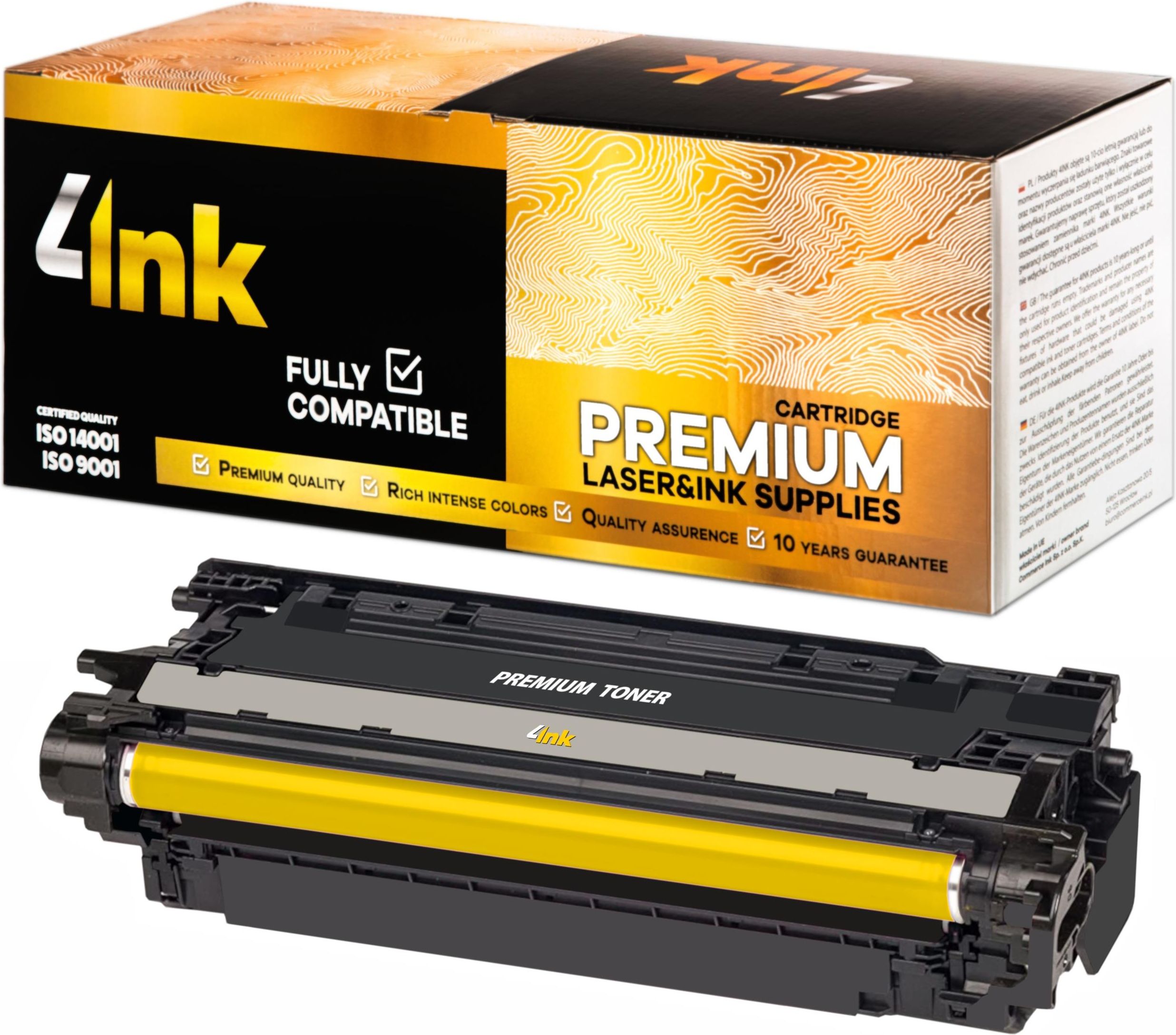 4INK TONER DO HP CE262A LASERJET CP4025 CP4520 CP4525 - Opinie i ceny ...