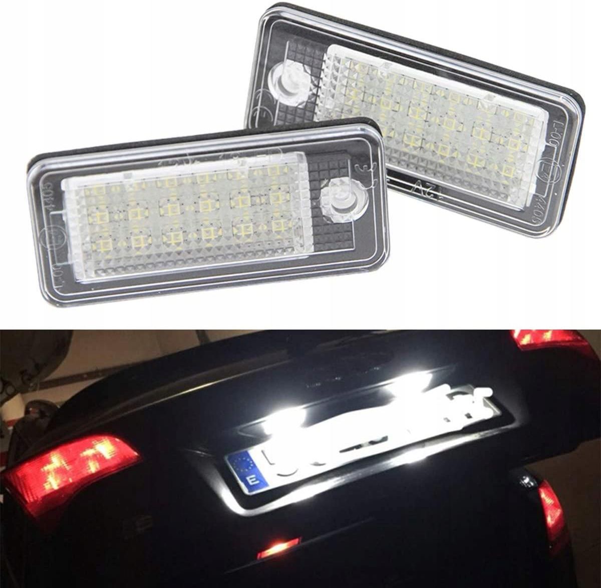 Lampka tablicy rejestracyjnej Podświetlenie Tablicy Rejestrjacyjnej Led ...