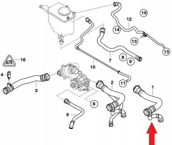 Przewód Rura Wąż Chłodnicy Do Bmw 5 Oe 17127540665 Gt52 337 - Opinie i ...