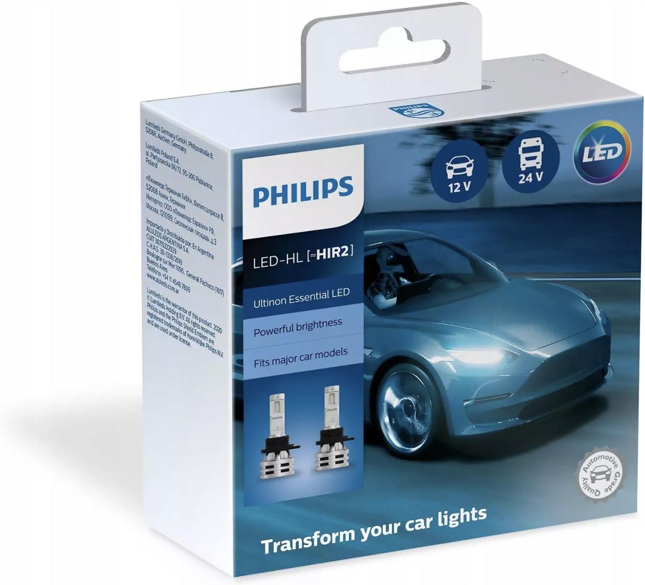 Philips Led Hir2 Ultinon Essential Led Gen2 2Szt Led Hir2 - opinie i ...