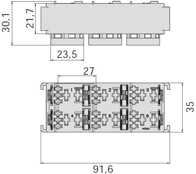 Skrzynka Gniazdo Moduł Przekaź 6Xmicro Mta 0101484 0101484 - Opinie i ...