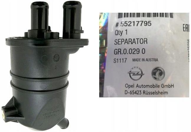 Blok silnika Separator Oleju Odma Oe Opel Astra H Zafira B 1.9 55217795 ...