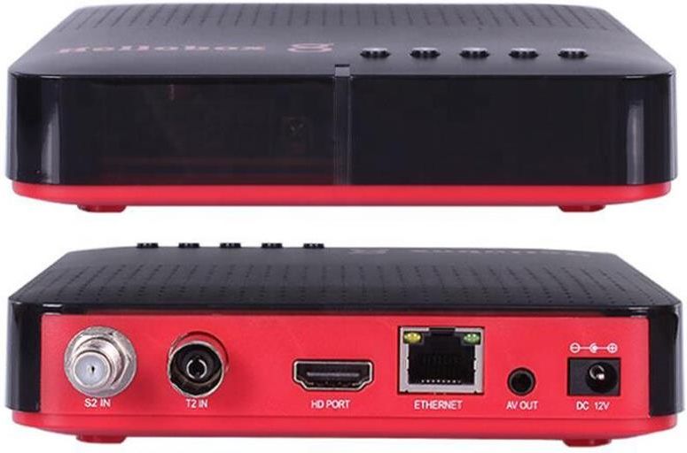 Hellobox 8 Combo Tuner Satelitarny DVBS-2, Naziemny DVBT-2 H.265 HEVC ...