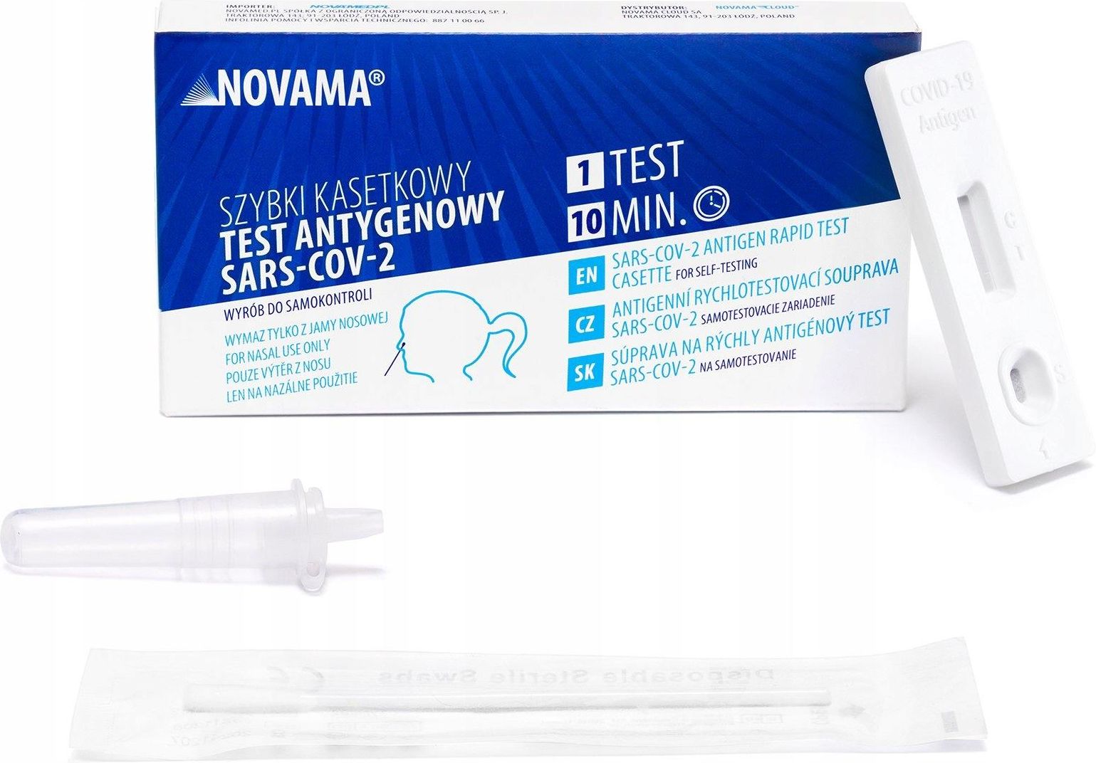 Novama Test Antygenowy Covid SARS-COV-2 - Opinie i ceny na Ceneo.pl