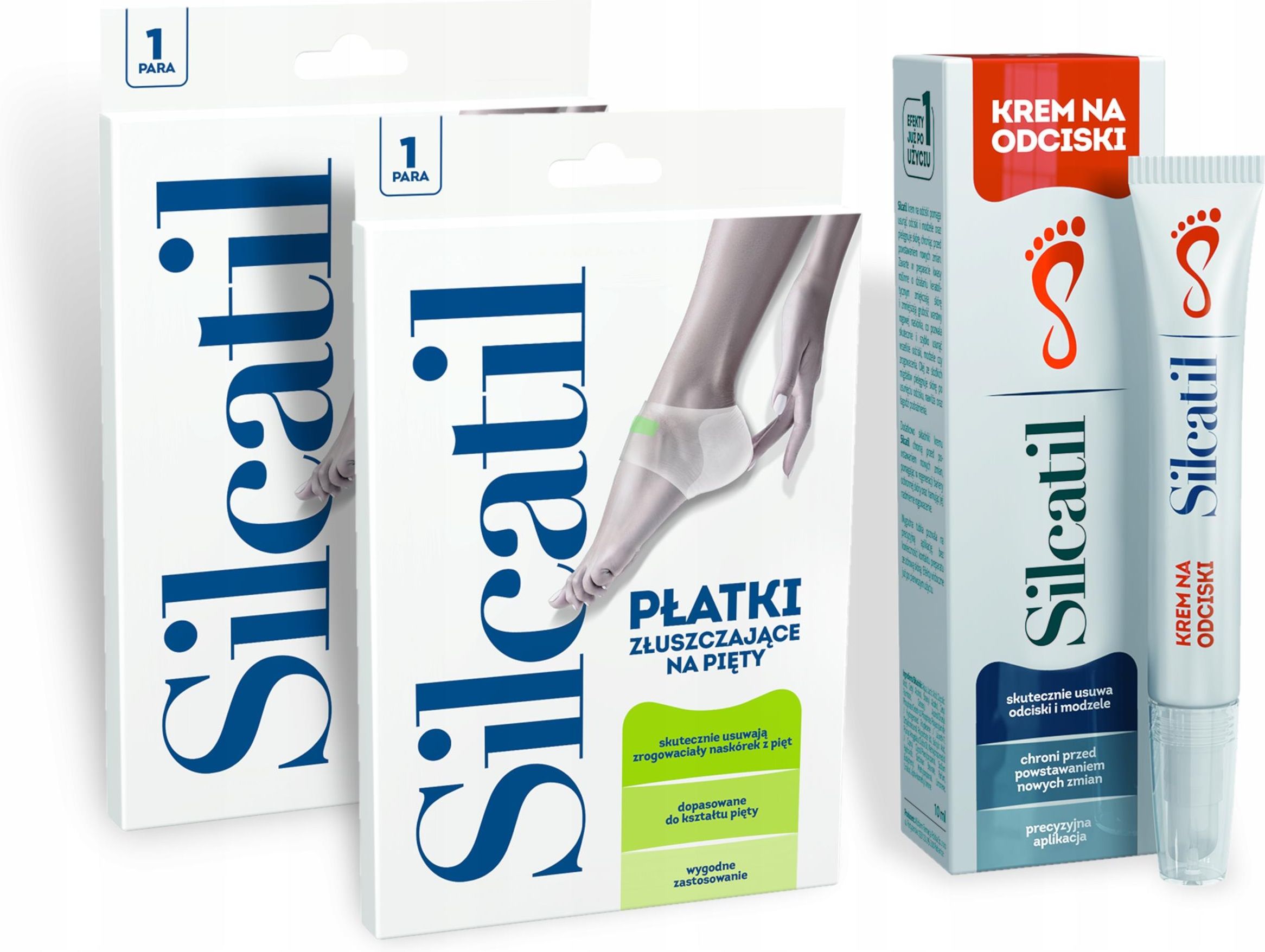 Silcatil 2x Płatki Złuszczające Pięty + Krem 10 ml - Opinie i ceny na ...