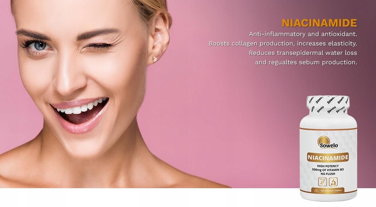 Sowelo Niacinamide 500mg Witamina B3 120 Tabl. - Opinie i ceny na Ceneo.pl