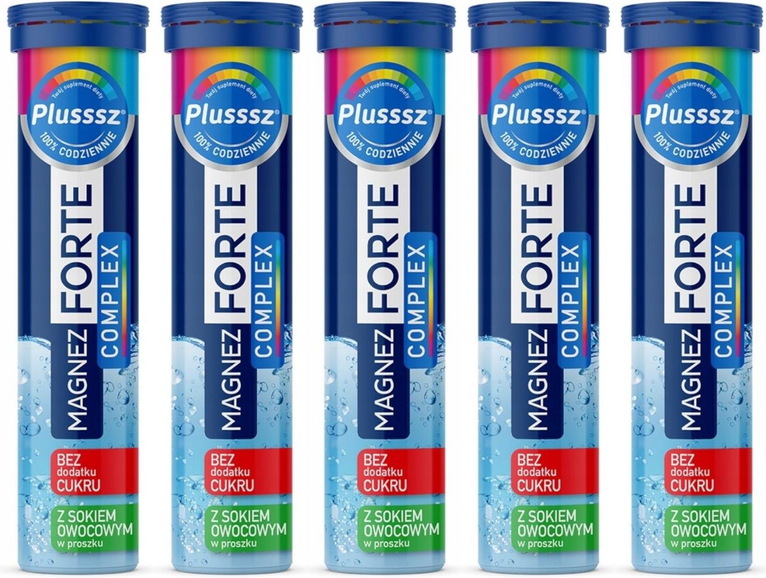 Polski Lek Plusssz Magnez Forte pomarańcza grejpfrut 100szt. - Opinie i ...