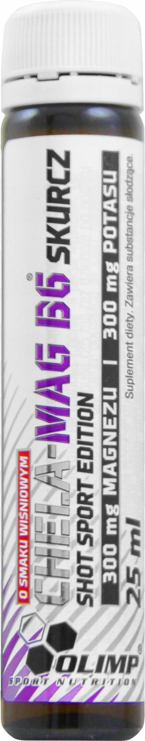 Olimp Chela Mag B6 Skurcz Shot Magnez 20x25ml - Opinie i ceny na Ceneo.pl