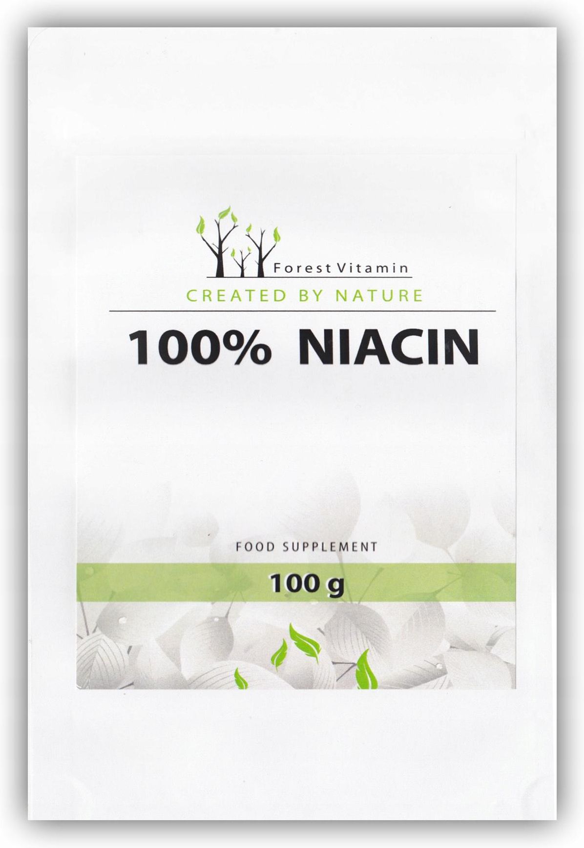 Forest Vitamin Niacyna Kwas Nikotynowy B3 100g - Opinie i ceny na Ceneo.pl