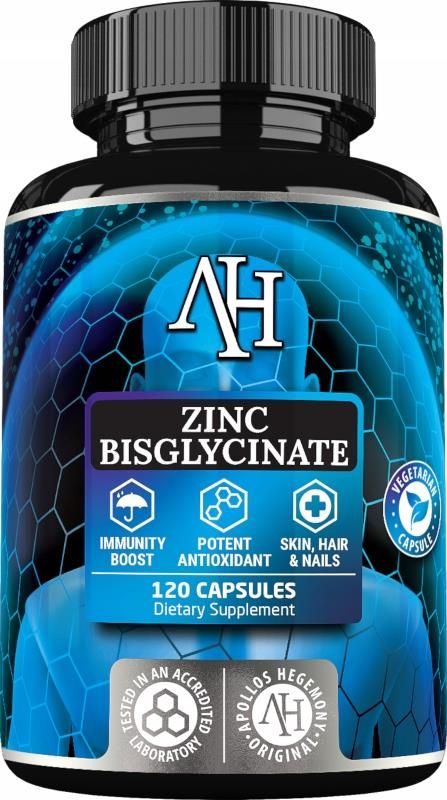 Apollo'S Hegemony Zinc Bisglycinate 120kaps. - Opinie i ceny na Ceneo.pl