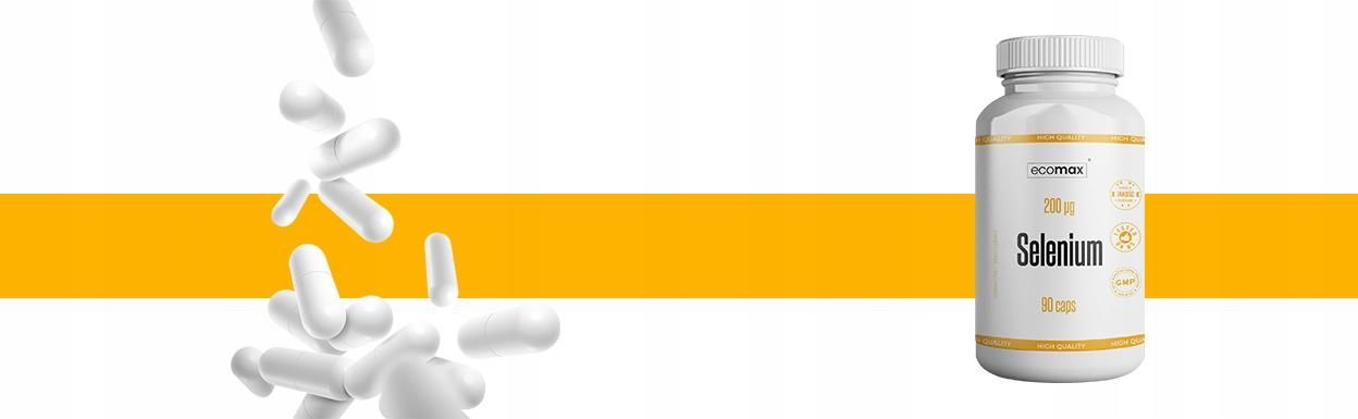 Ecomax Selenium 200MCG 90 Kaps. - Opinie i ceny na Ceneo.pl
