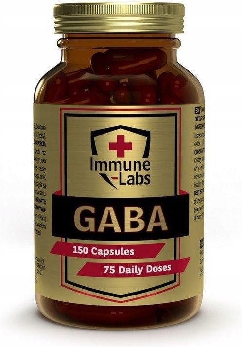 Immune-Labs Gaba 375mg 150kaps. - Opinie i ceny na Ceneo.pl