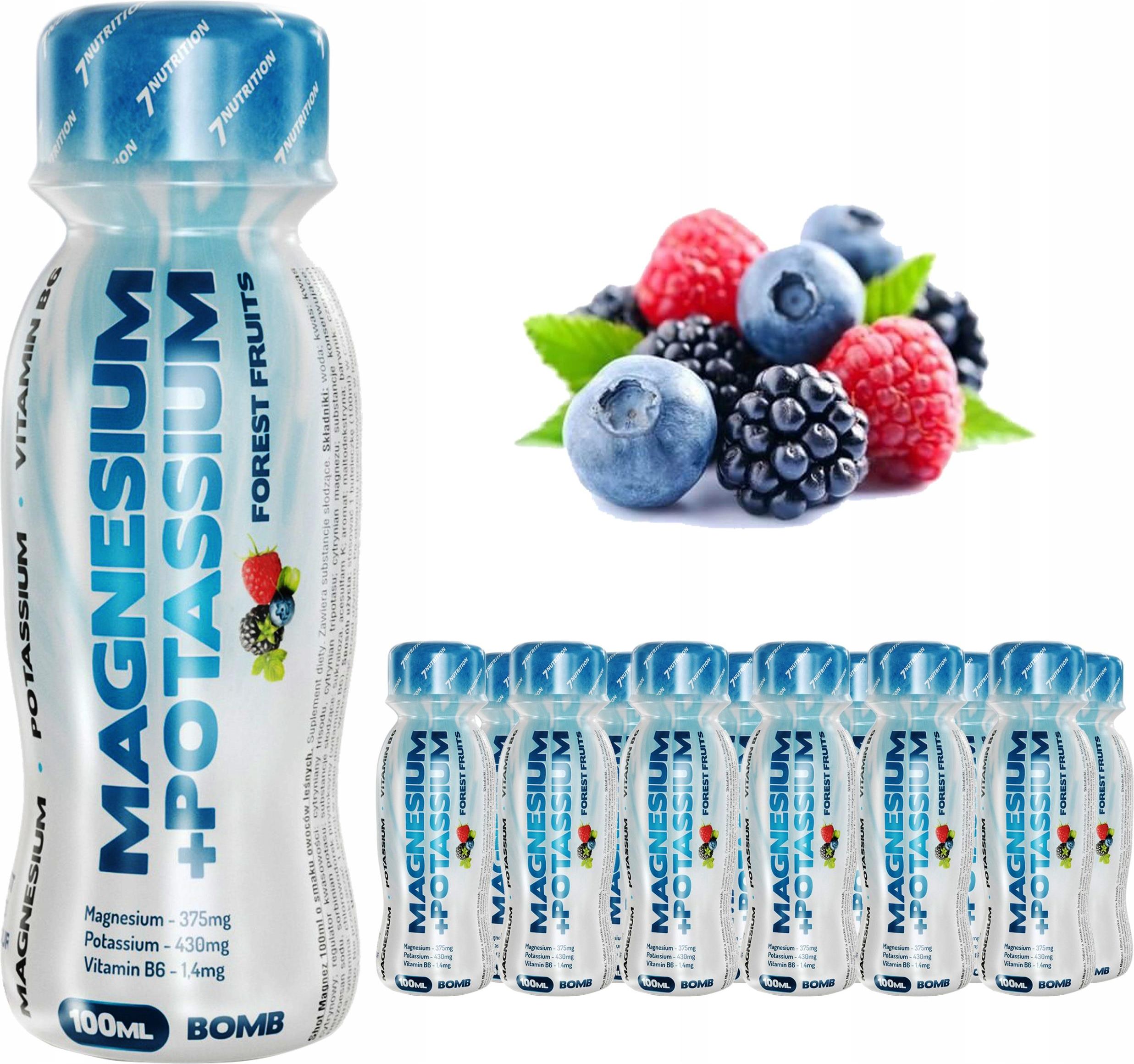 7Nutrition Magnez Potas 12x 100ml - Opinie i ceny na Ceneo.pl
