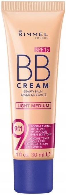 Rimmel Bb Cream 9IN1 Spf 15 Krem Light Medium - Opinie i ceny na Ceneo.pl
