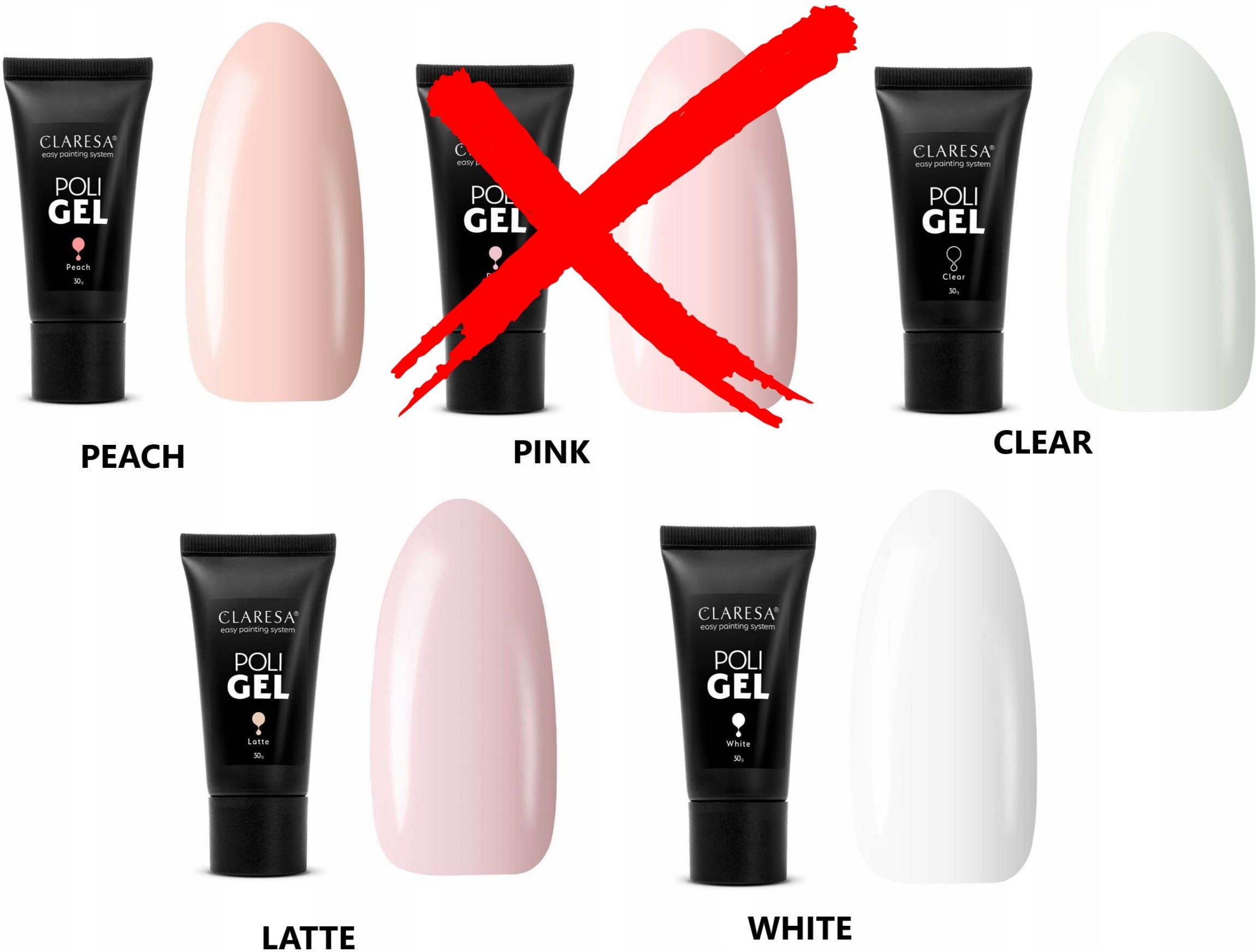 CLARESA POLI GEL AKRYLOŻEL PRZEDŁUŻENIE 30G WYBÓR - Opinie i ceny na ...