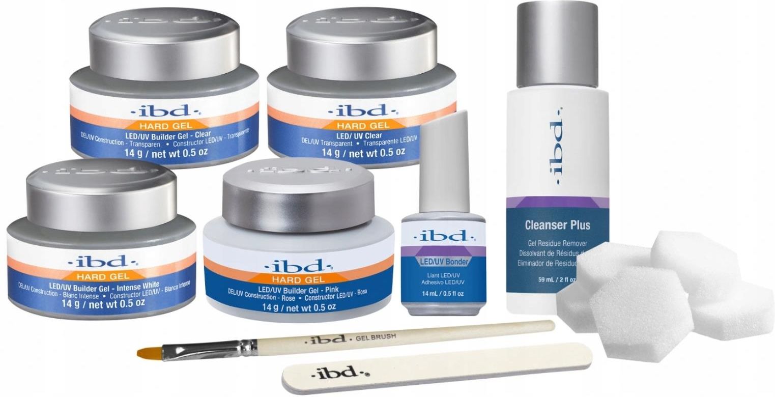 IBD IBD ZESTAW LED/UV HARD GEL - STUDENT KIT 039013666989 - Opinie i ...