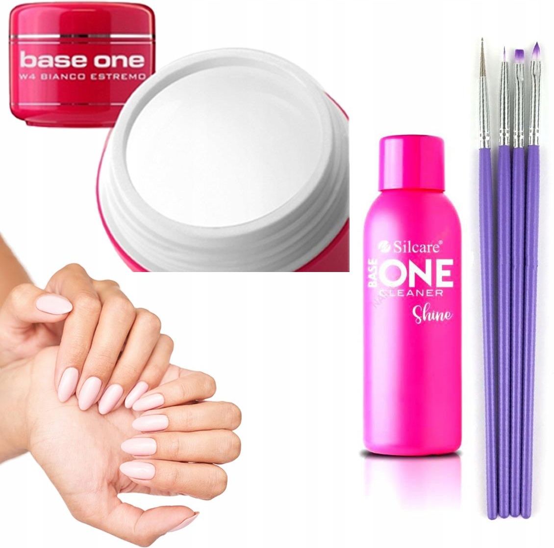SILCARE ZESTAW ŻEL BUDUJĄCY BASE ONE 30G PĘDZEL - Opinie i ceny na Ceneo.pl