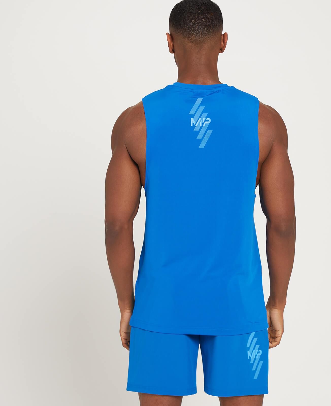 Mp Men'S Linear Mark Graphic Training Tank Top True Blue - Ceny i ...
