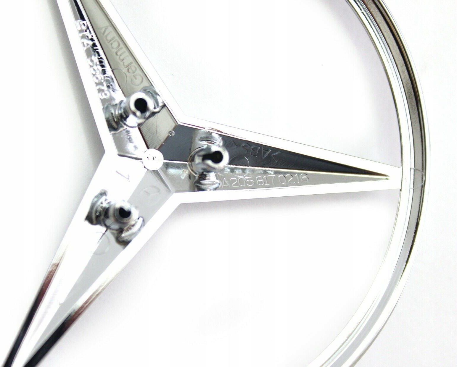 Pokrowiec samochodowy MERCEDES-BENZ EMBLEMAT ZNACZEK GWIAZDA MERCEDES ...