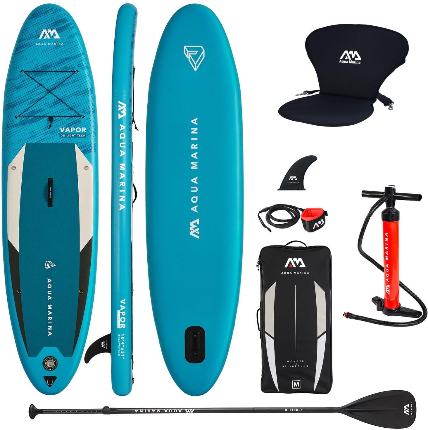 Aqua Marina Sup Vapor 10'4 Zestaw Siedzisko Kajakowe Bt 21Vap 2021 Niebieski Turkusowy - Ceny i ...