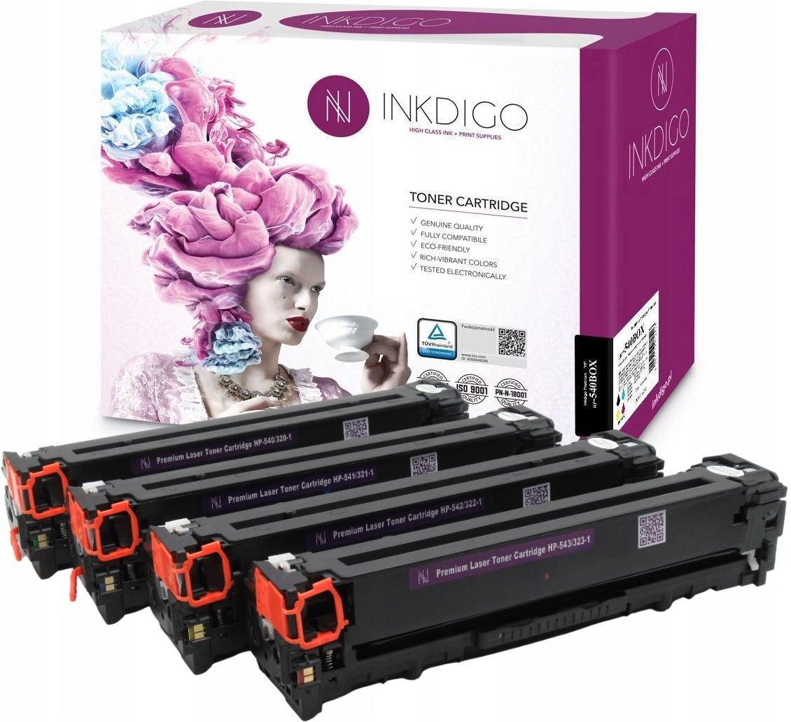 INKDIGO 4X TONER DO HP CP1215 CP1515N CP1518NI CM1312 MFP - Opinie i ...