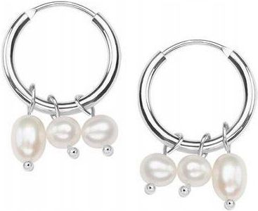 Srebrne kolczyki Naturalne Perły hodowlane słodkow - Ceny i opinie ...
